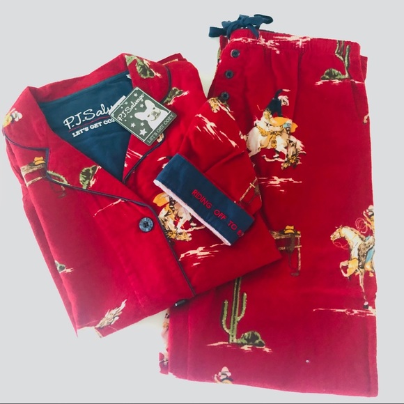 PJ Salvage | Intimates & Sleepwear | Pj Salvage Red Cowboy Flannel ...